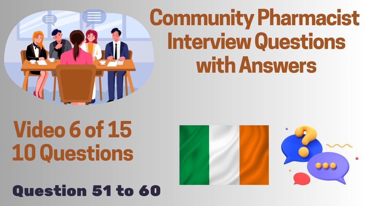 Community Pharmacist Interview Questions and Answers - Question 51 to ...
