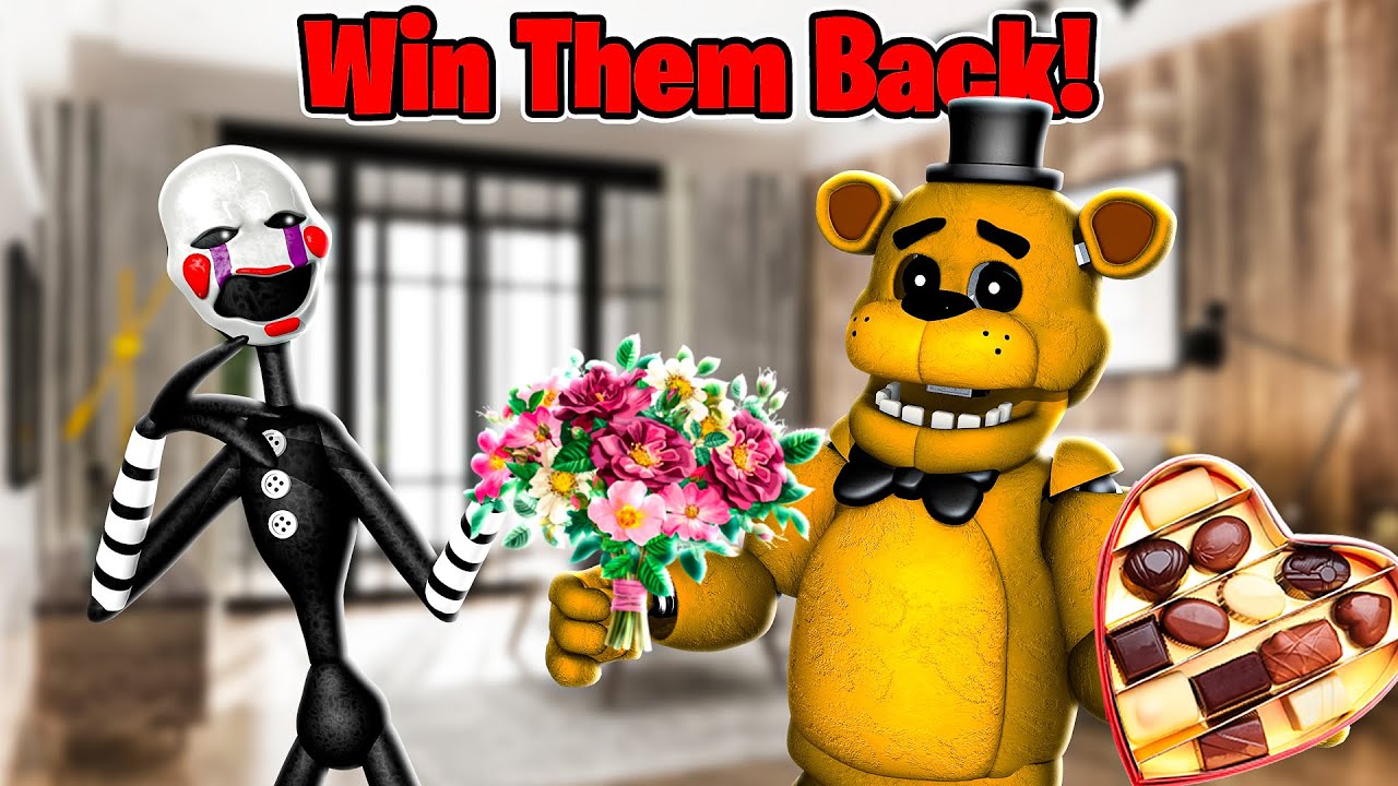 Golden Freddy Tries to Win Back Puppet! - YouTube