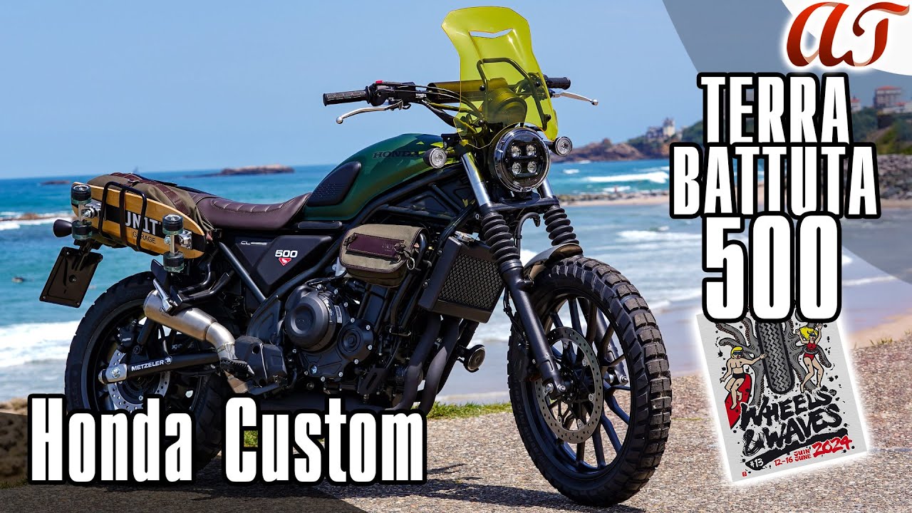 2024 HONDA CL500 Custom: TERRA BATTUTA 500 * WHEELS & WAVES Custom ...