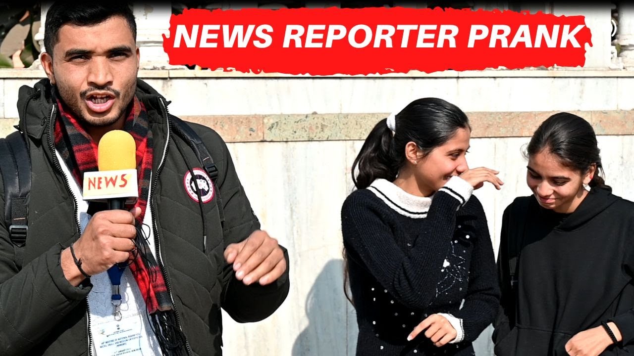 NEWS REPORTER PRANK || न्यूज़ रिपोर्टर प्रैंक ||Funny Reaction 🤣 ...