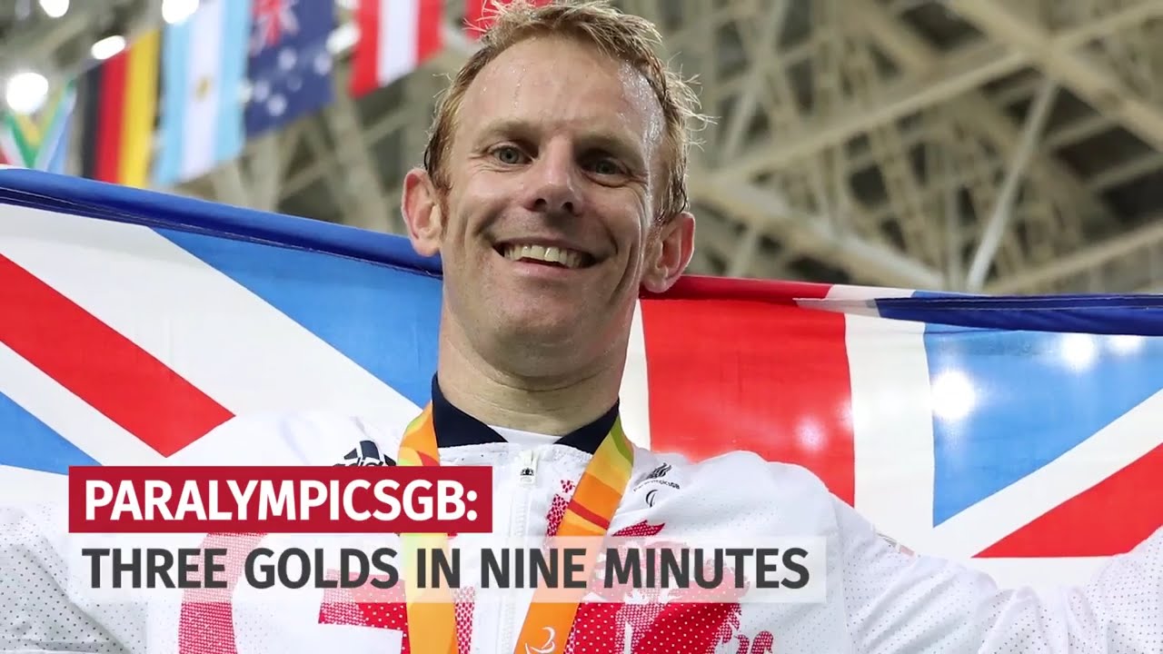 ParalympicsGB Win Three Gold Medals In Just Nine Minutes In Rio - YouTube