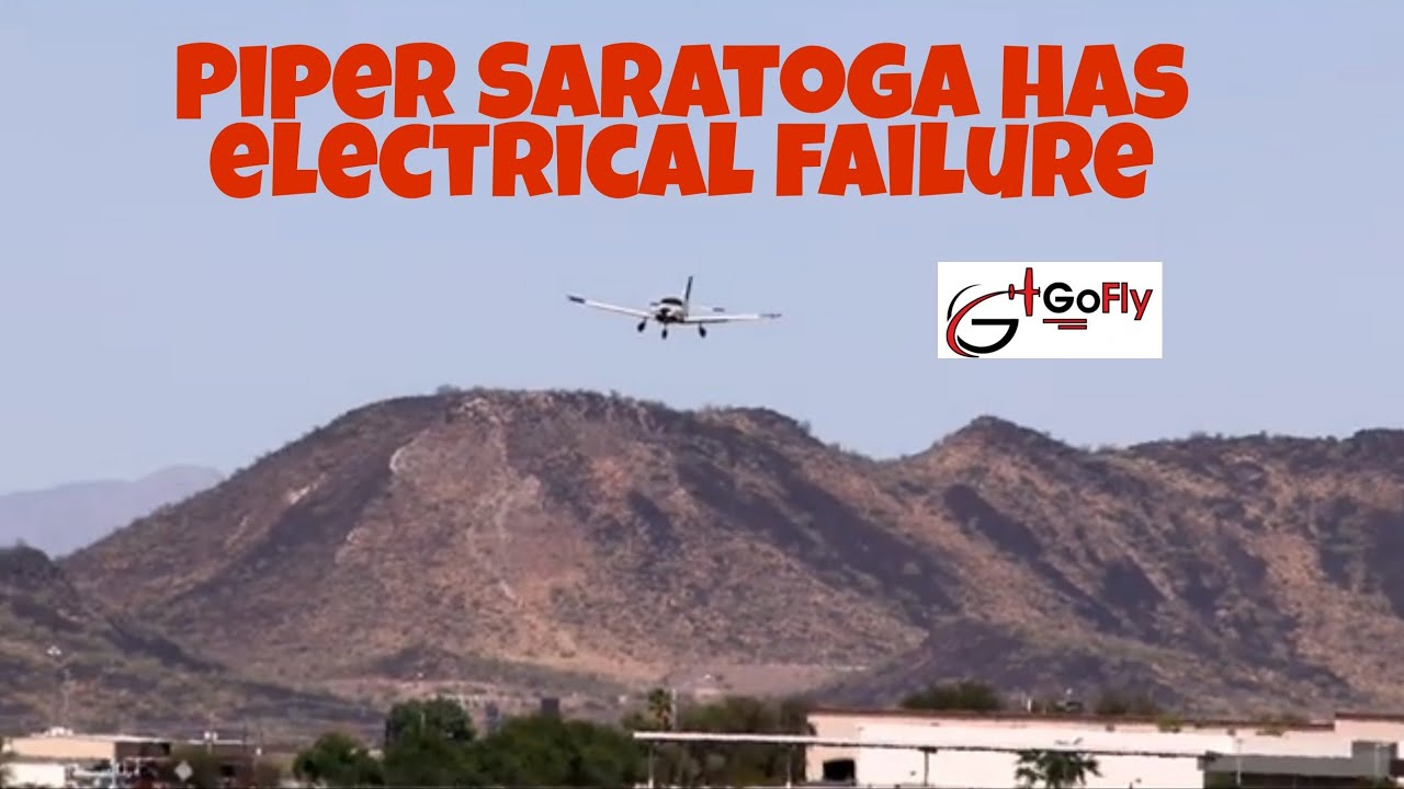Plane has electrical failure - YouTube