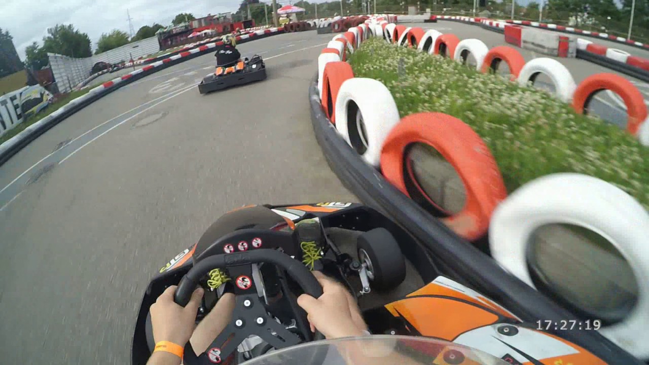 Gokarty sopot kartcenter 3. miejsce czas dnia + mój wypadek - YouTube