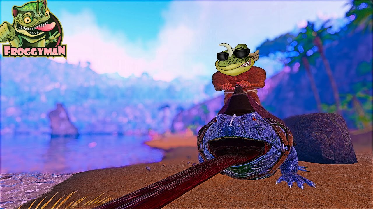 ( ARK OMEGA MODDED) EP 2 THE GIANT FROG OF DOOM - YouTube