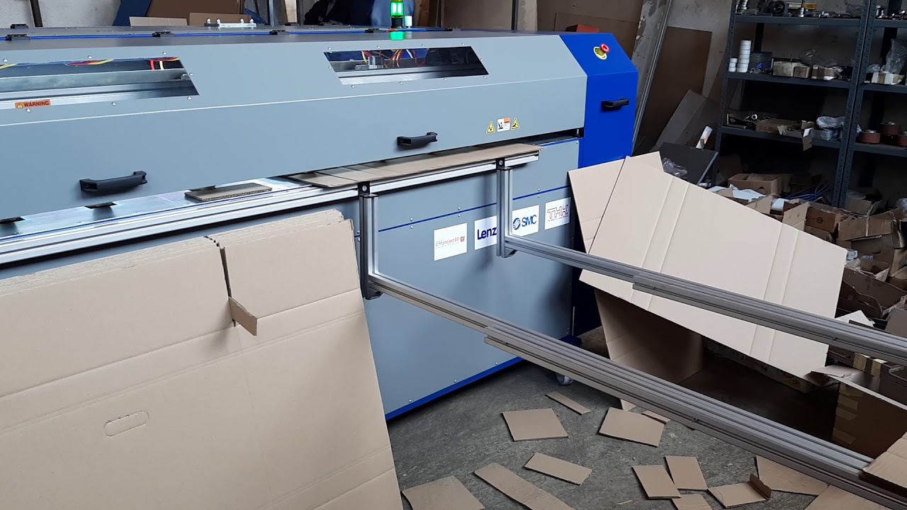 BOXmaker fefco 0302, two boxes from one cardboard - YouTube