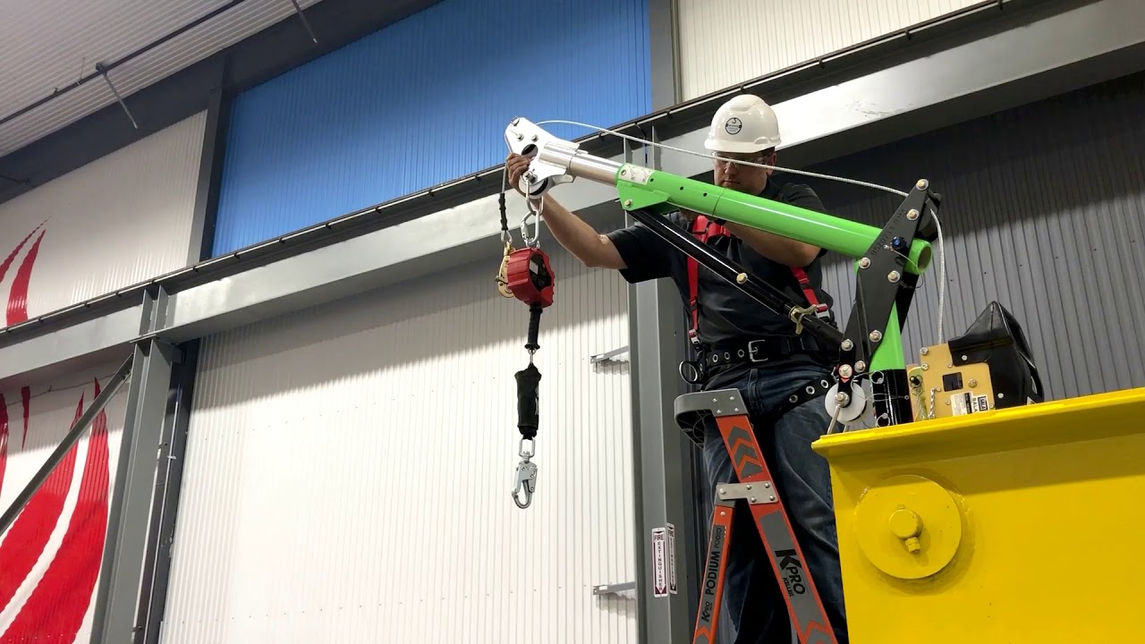 Confined Space Davit Arm - YouTube