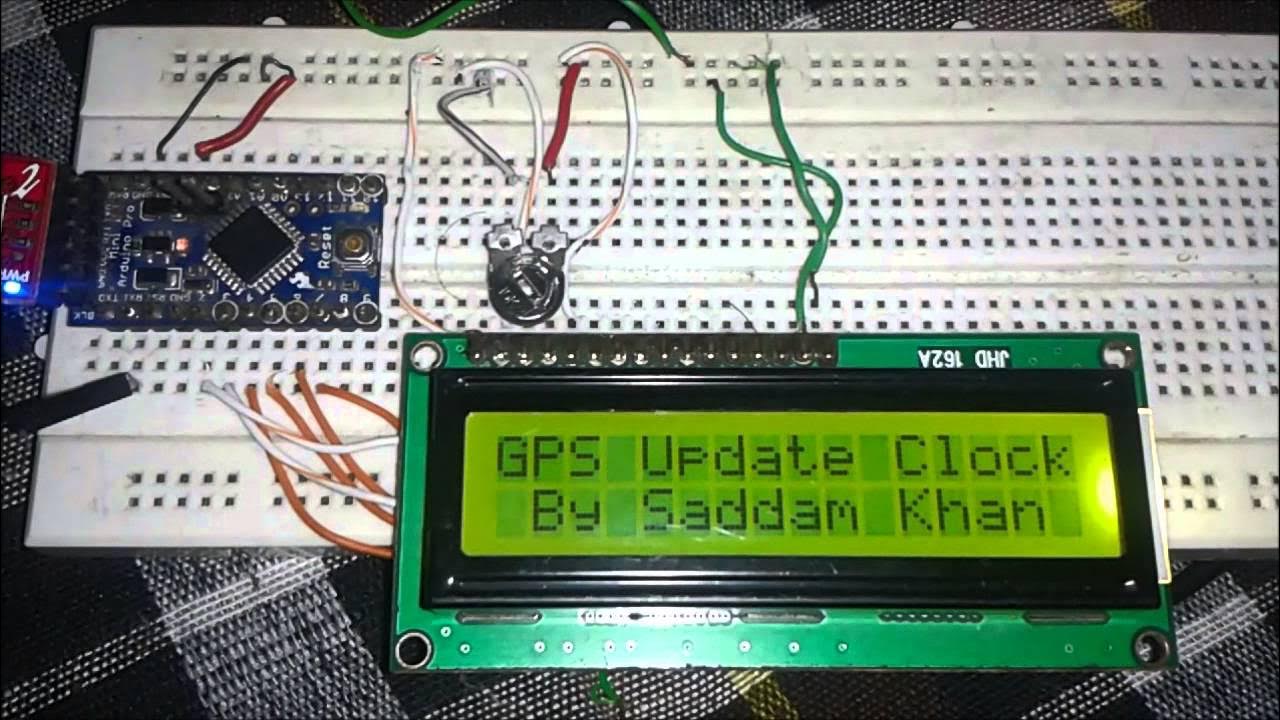GPS Updated Time using Arduino by Saddam Khan - YouTube