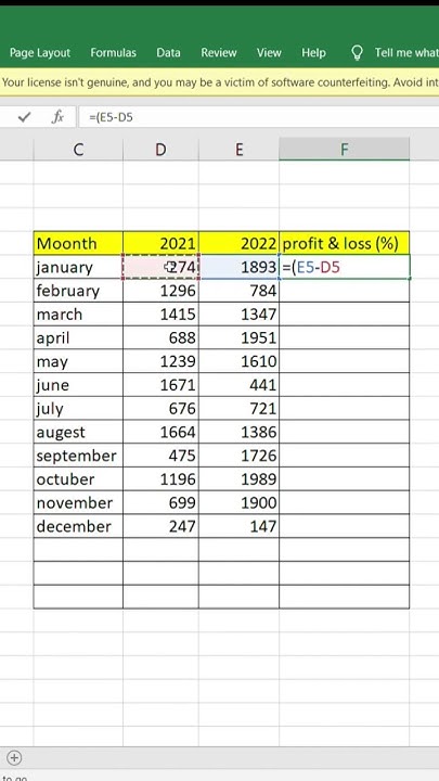 excel hack find profi and losses # excel - YouTube