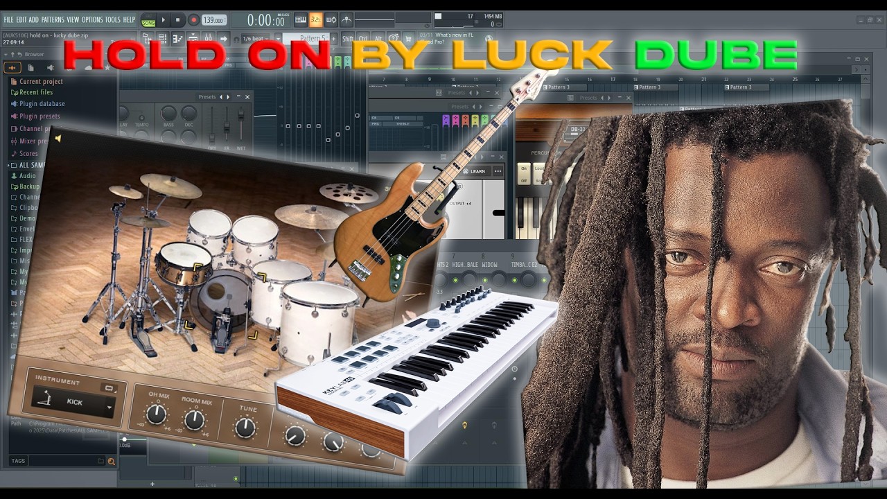HOW TO MAKE LUCKY DUBE 'HOLD ON' KIND OF A BEAT - YouTube