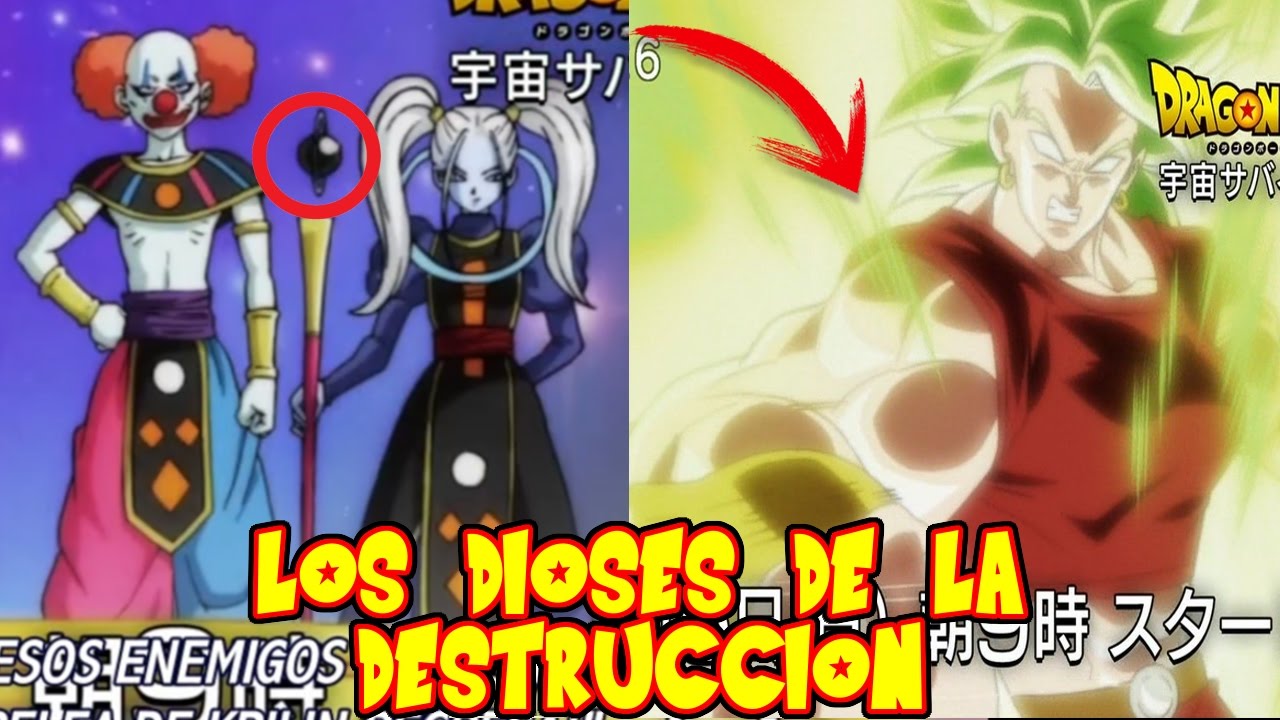 LOS 12 DIOSES DE LA DESTRUCCION REVELADOS Y LA SORPRENDENTE BROLY MUJER ...