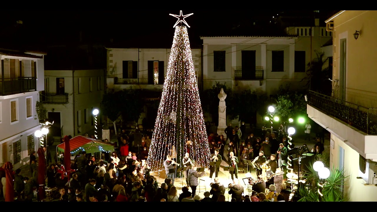 ΛΙΜΝΗ ΕΥΒΟΙΑΣ (ΦΩΤΑΓΩΓΗΣΗ ΧΡΙΣΤΟΥΓΕΝΝΙΑΤΙΚΟΥ ΔΕΝΤΡΟΥ 2021) - YouTube