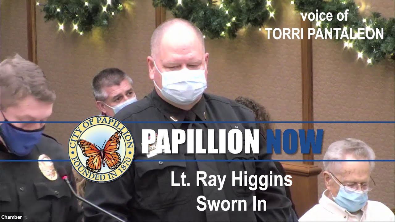Papillion Now - Swearing in Lt Ray Higgins - YouTube