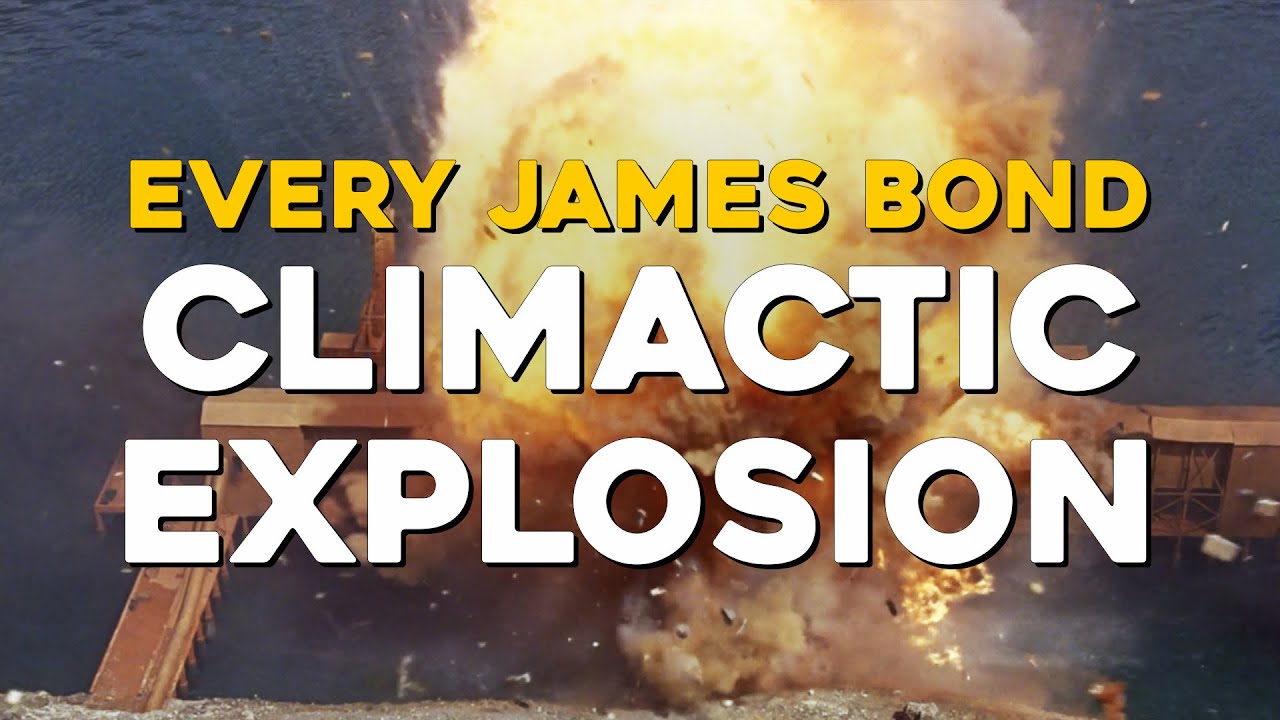 James Bond 007 | EVERY CLIMACTIC EXPLOSION - YouTube