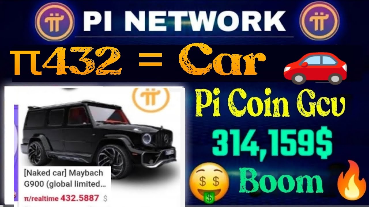 Good News 🎉 Pi Network New Update 🤩 Buy Car On π432 🤯 Pi Coin GCV ...