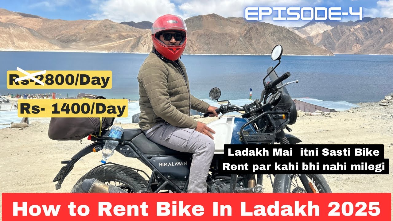 How To Rent a Bike in Ladakh | Ladakh Bike Trip| Ladakh Bike Trip in ...