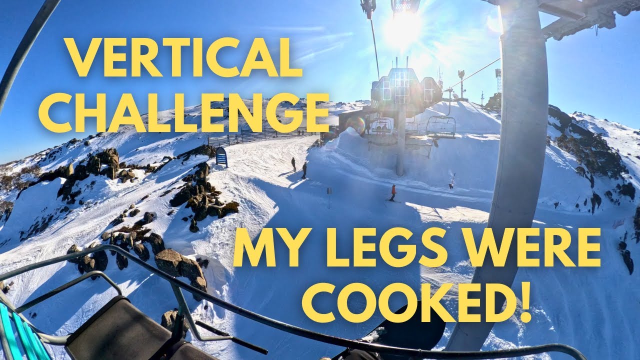 Riding the Height of Mt Everest, 8848m, In a Day | Winter 24', Thredbo ...