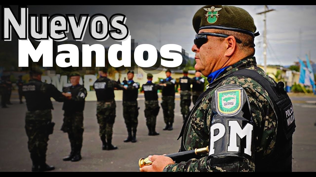 Traspasos de mando en la Policía Militar del Orden Público - YouTube