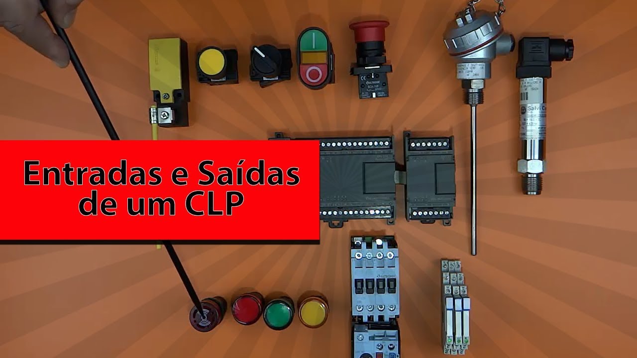 Entradas e saídas do CLP/Automação - YouTube