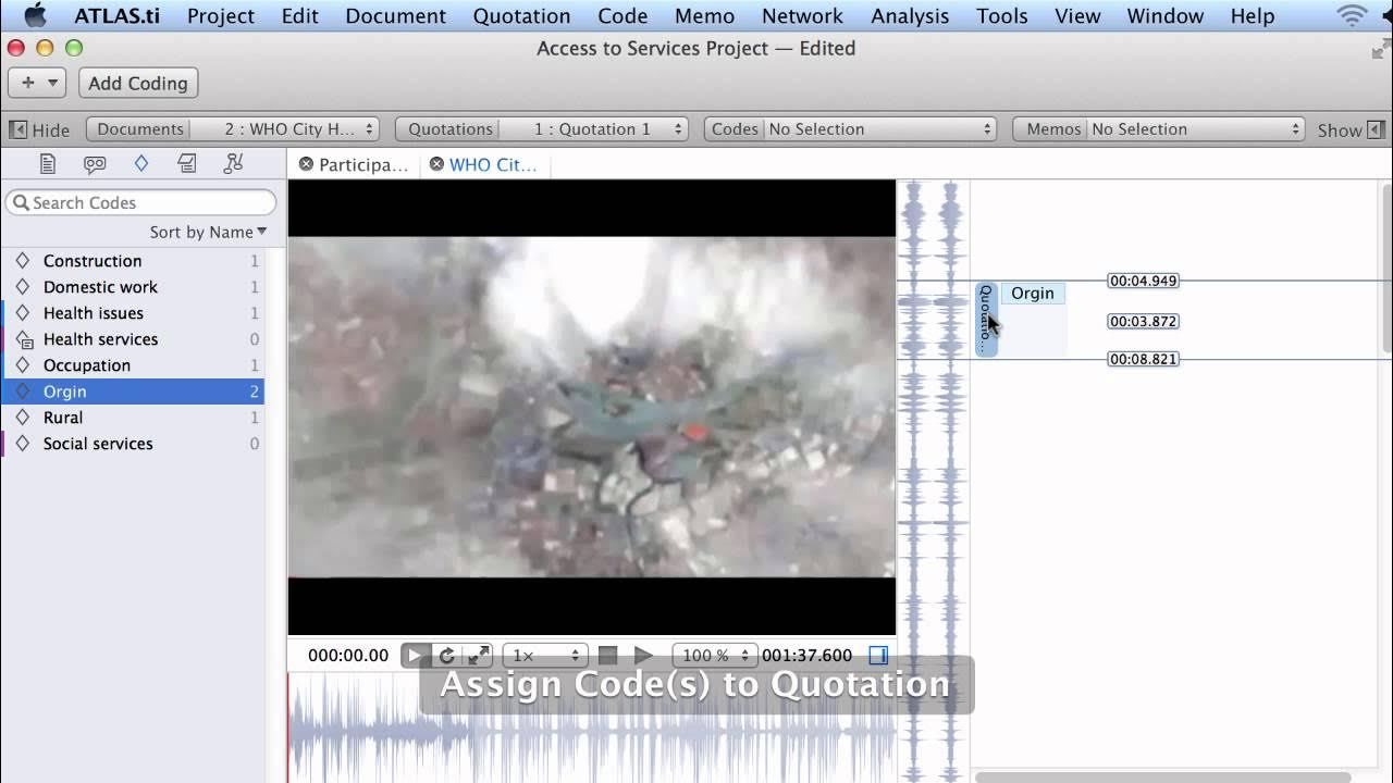 ATLAS.ti Mac: Coding - YouTube