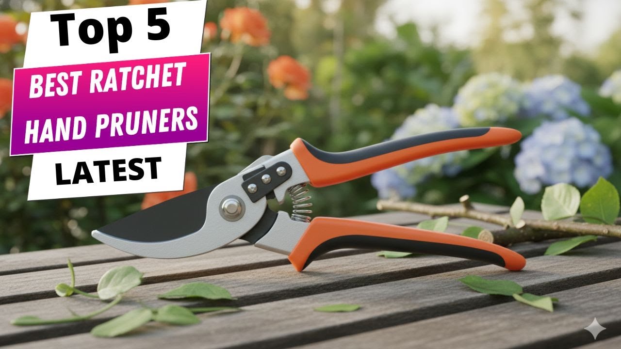Best ratchet hand pruners: Ratchet hand pruners (Buying Guide) - YouTube