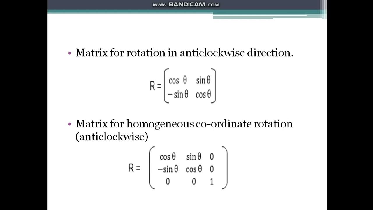 3D Rotation Matrix - YouTube