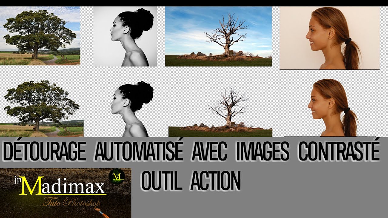 Détourages Automatisé PHOTOSHOP 2020 TUTO - YouTube