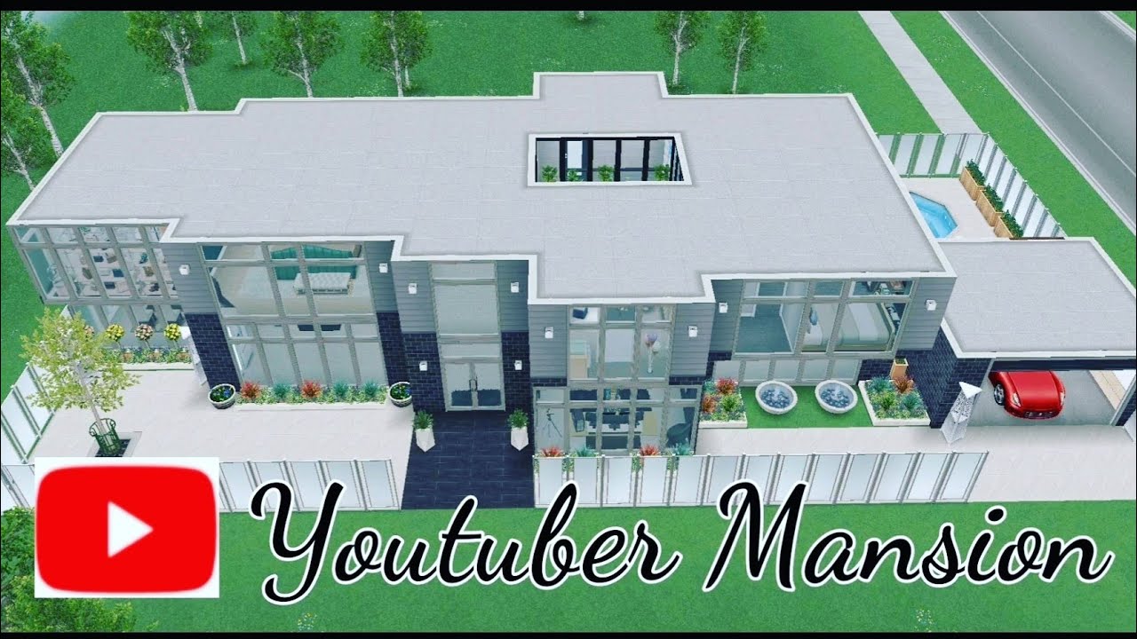 Sims Freeplay House Tour / Youtuber Mansion - YouTube
