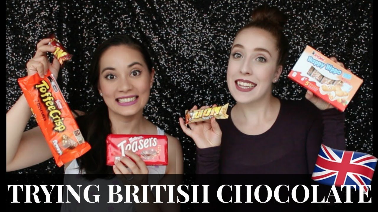 TRYING BRITISH CHOCOLATE | Snack Chats - YouTube