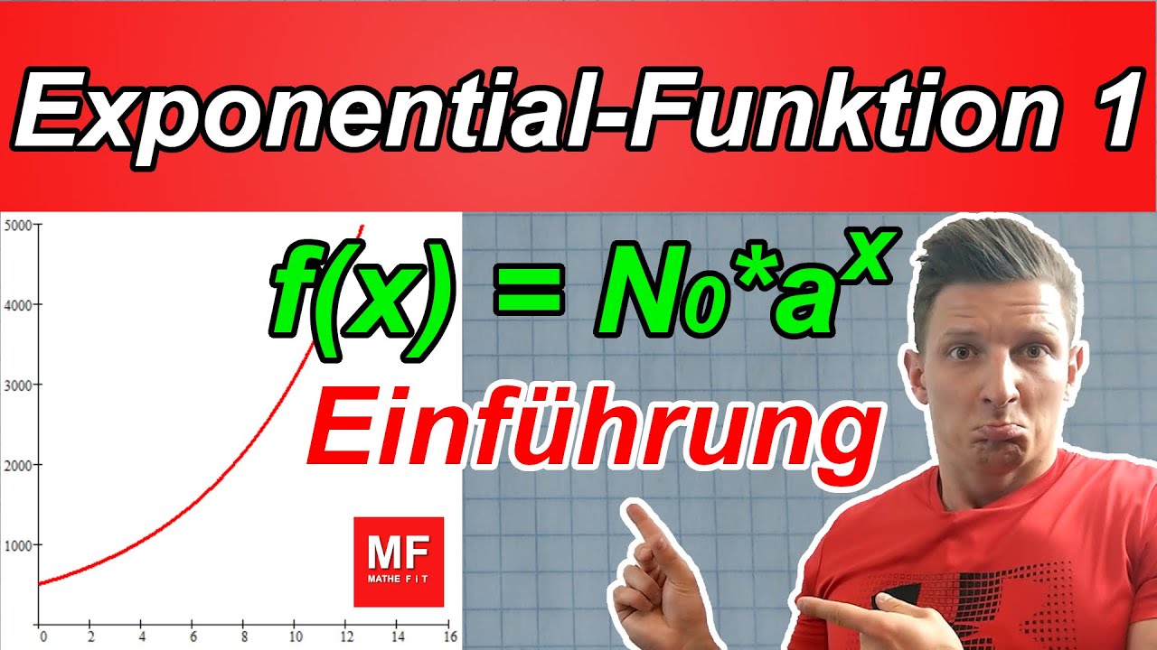 EXPONENTIALFUNKTION - GRUNDLAGEN | WACHSTUM/ZERFALL (ABNAHME) | GRAPH ...
