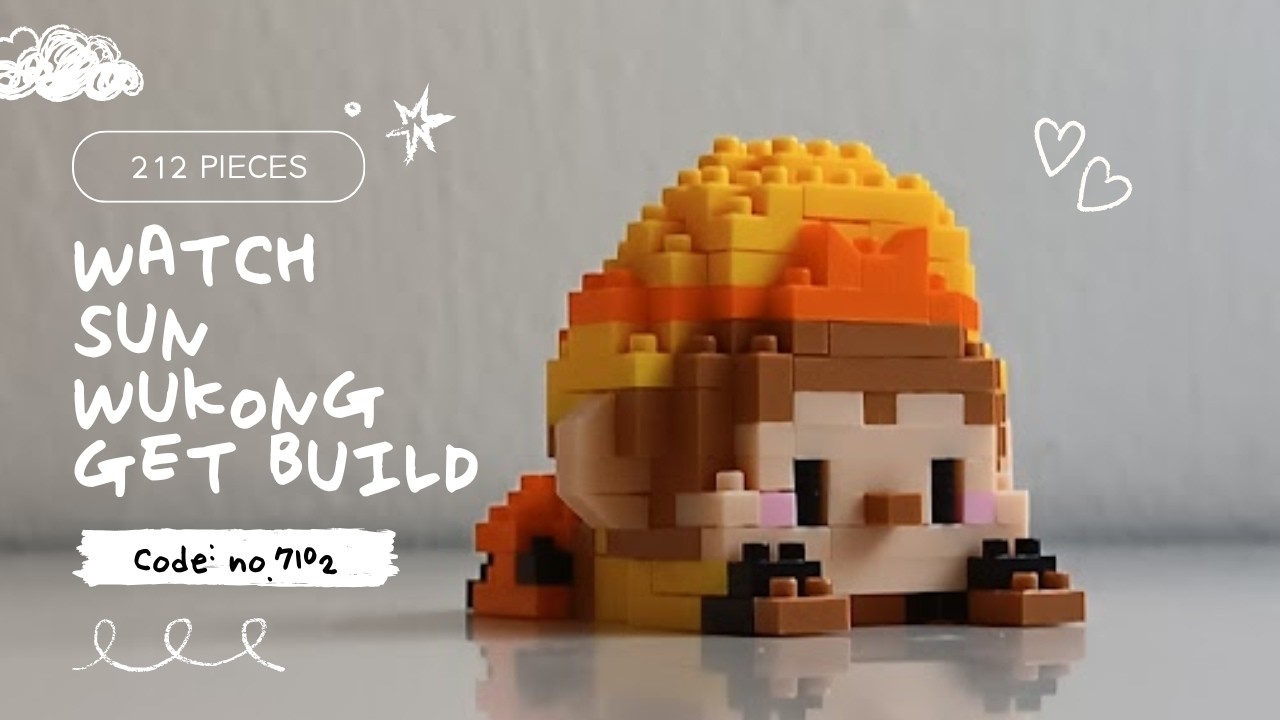 Stop Motion Speed Build 1.5 Sun Wukong #孙悟空 Disciple #journeytothewest ...