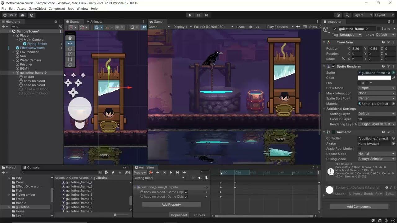 How to make Advance 2D Side Scrolling Game with Unity Tutorial #14 Animation Combination - YouTube
