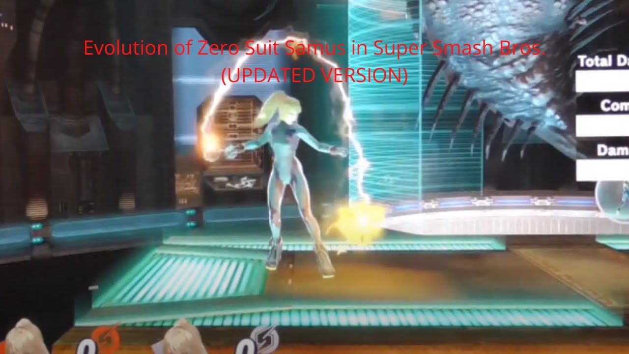 Evolution of Zero Suit Samus in Super Smash Bros (UPDATED VERSION ...
