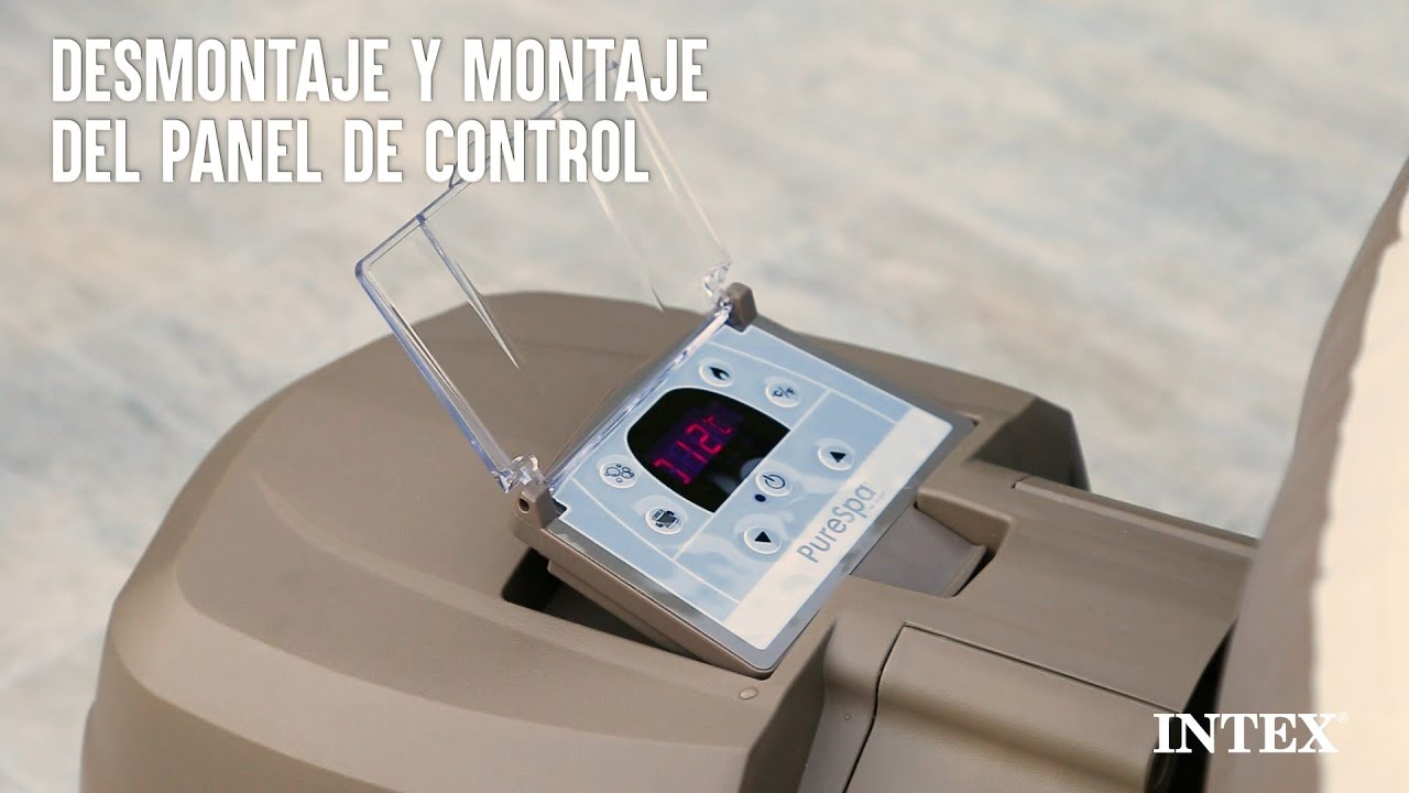 Montaje de los paneles de control 12840 y 12840B SPA Hinchable | INTEX ...