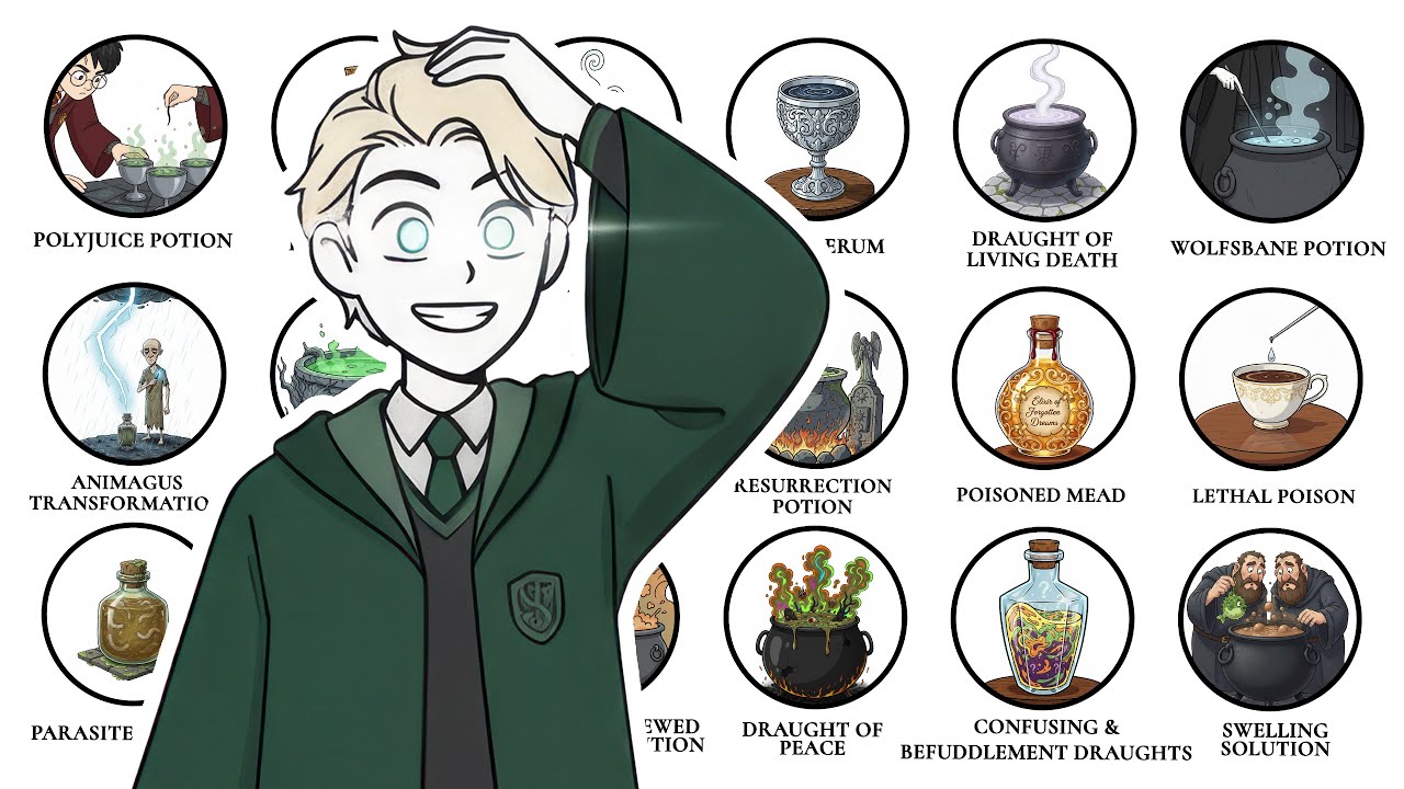A Malfoy's Guide to Dangerous Potions | Harry Potter Explained - YouTube