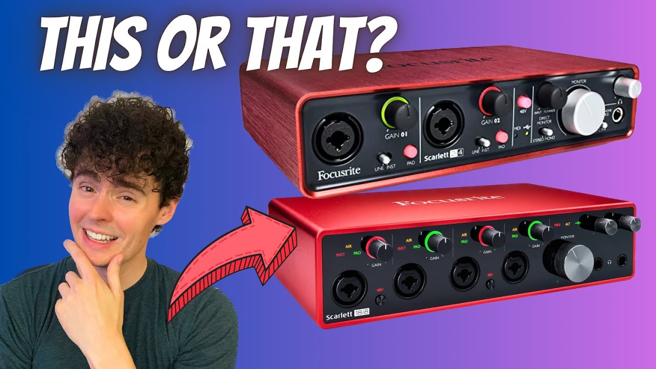 Focusrite Scarlett 18i8 3rd Gen vs Focusrite Scarlett 2i4 (1st Gen ...