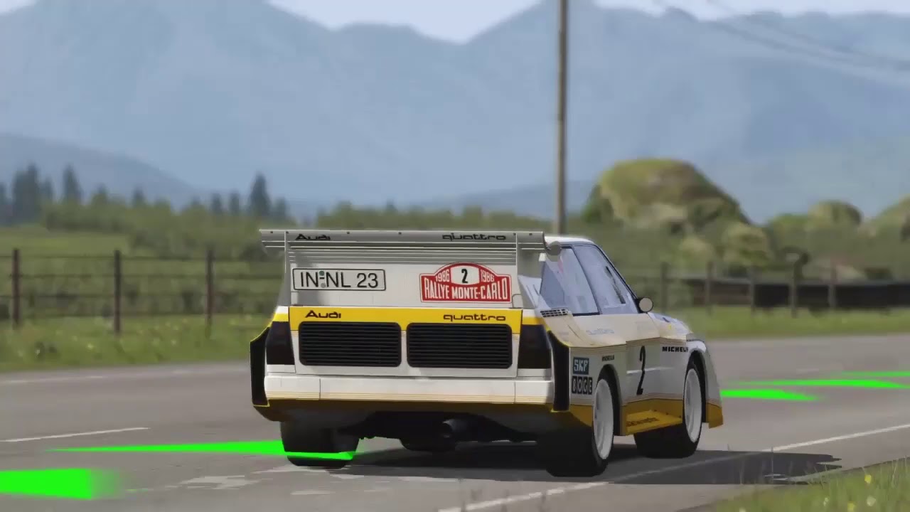 Audi Sport Quattro - PS4 - Assetto Corsa - Thurstmaster T80 steering ...