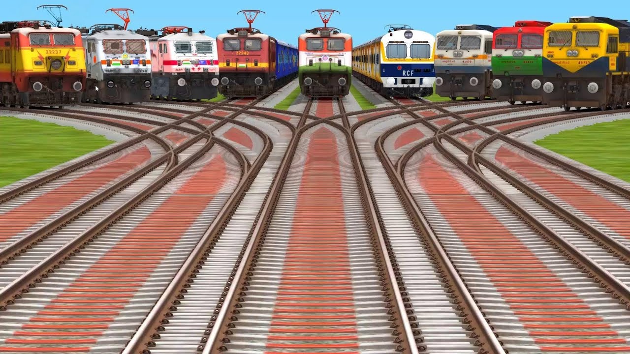 New tracks railway station track model of happy new year in 2025 ...