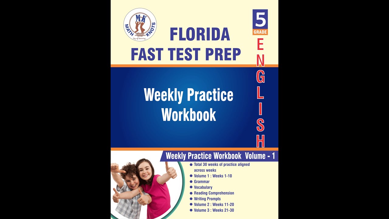 Florida FAST – 5th Grade ELA Test Prep Workbook Volume 1 | Book Preview ...