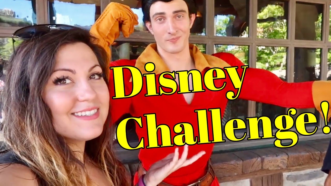DISNEY CHARACTER CHALLENGE! (MAGIC KINGDOM) - YouTube