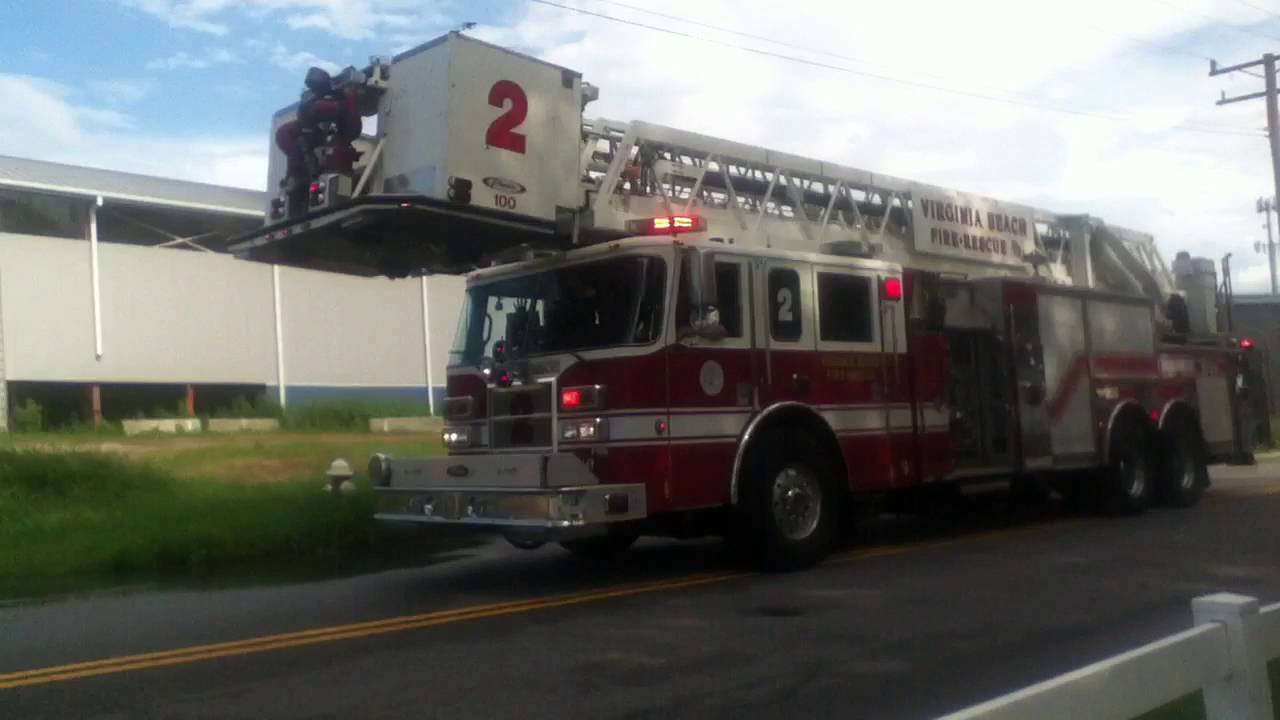 VBFD Ladder 2 Responding BY NEIGHBORHOOD! - 7/9/16 - YouTube
