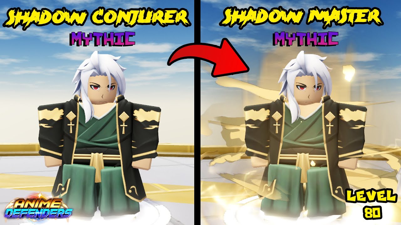 [ATHENYX] LVL 80 SHADOW MASTER MYTHIC UNIT SHOWCASE - ANIME DEFENDERS ...