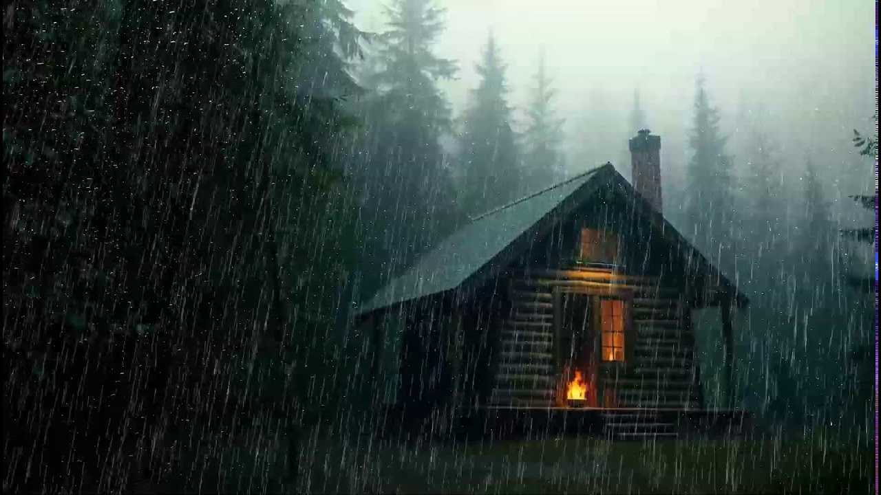 Super Heavy Rain for Sleeping All Night | Deep Sleep Rainstorm Sounds ...