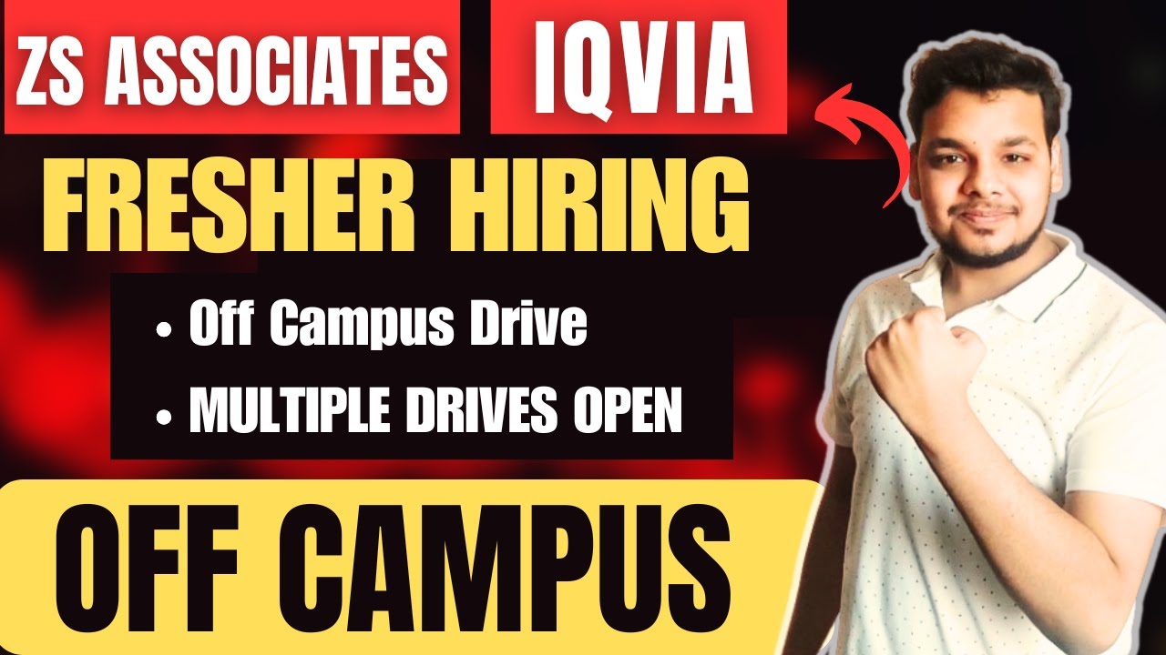 Biggest Announced | ZS , IQVIA , CoinDcx | Fresher Drives | 2025, 2024 Batch Hiring | OFF Campus ...
