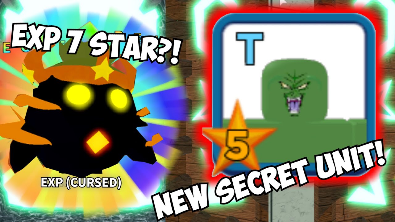 New EXP 7 Star & SECRET UNIT! All Star Tower Defense Meme Review - YouTube