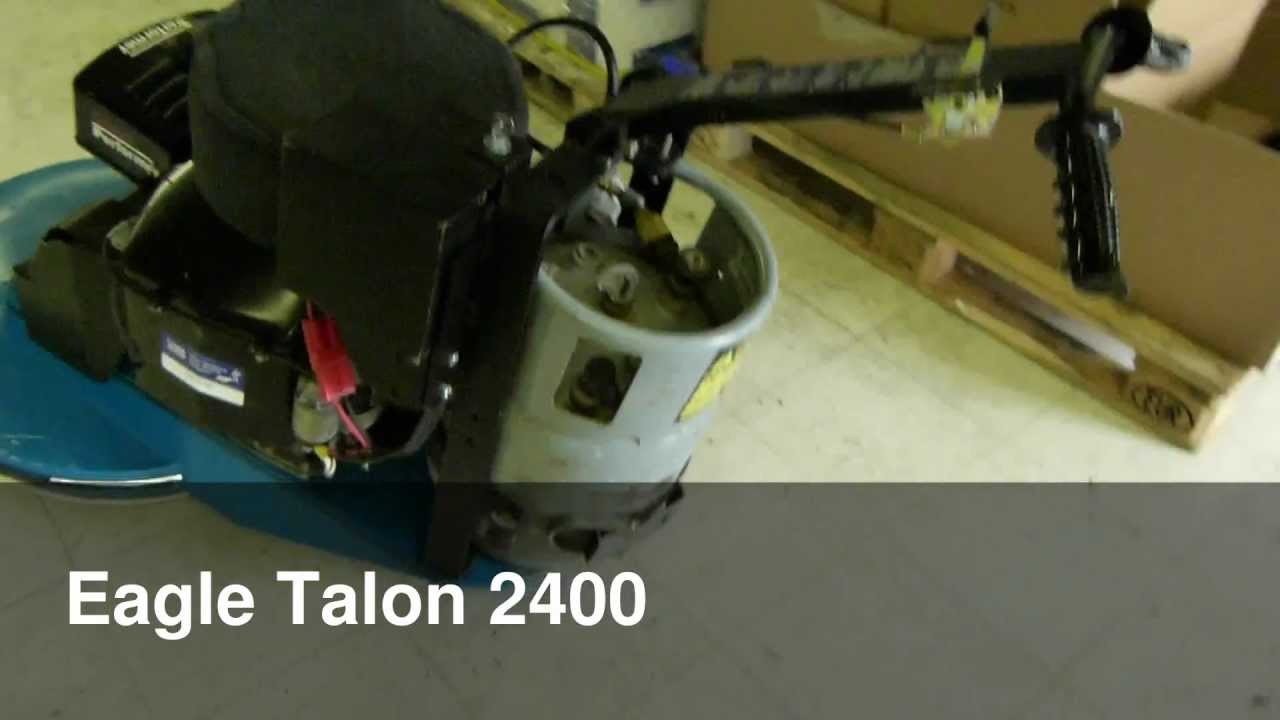 Eagle Talon 2400 Propane Buffer - YouTube