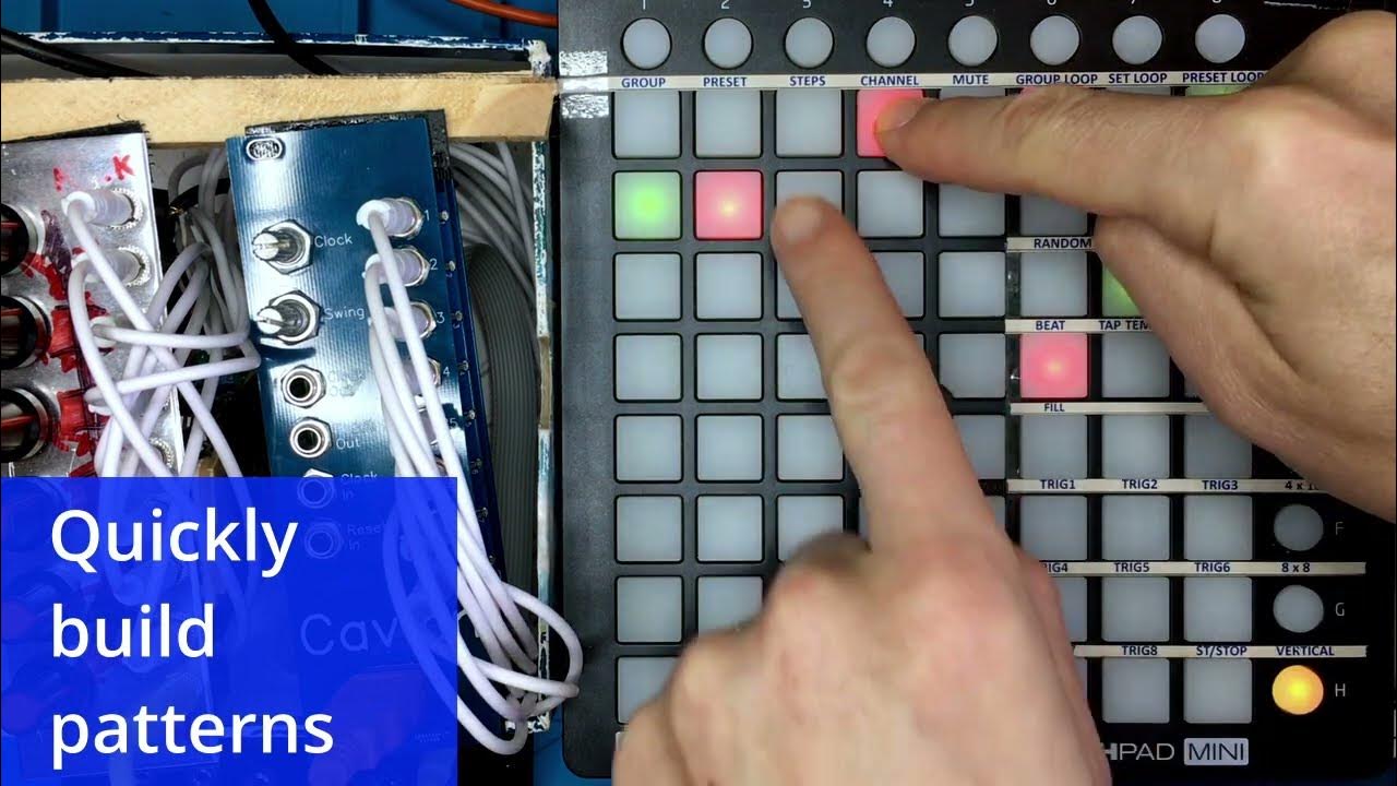 DIY Gate/Trigger Sequencer - Teensy / Launchpad Mini (Eurorack / modular / Circadian Rhythm ...