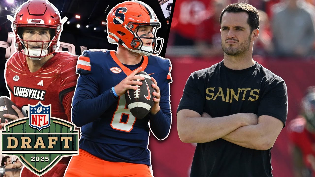 Are the Saints Targeting a Late-Round QB to Replace Derek Carr? | James ...