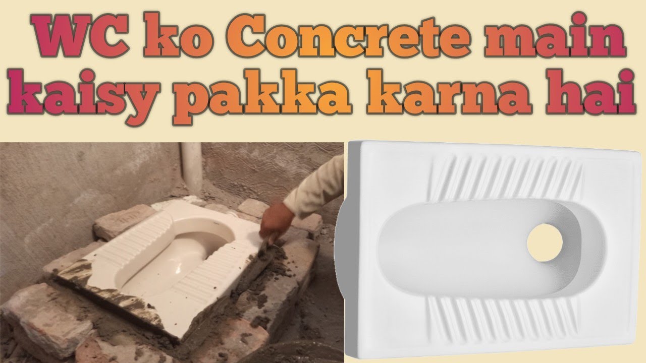 Indian WC ko Concrete main Fitting #plumbing #viralvideo#foryou - YouTube