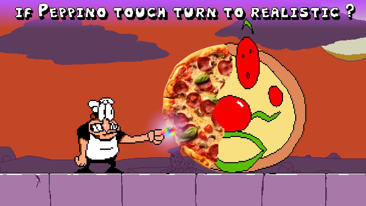 Pizza Tower but Everything Peppino touch turns to Realistic! - YouTube