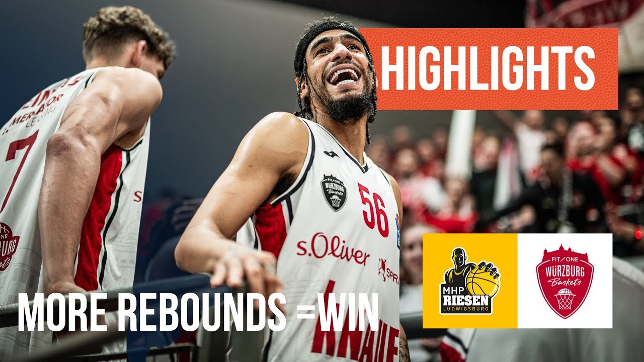 Highlights: MHP RIESEN Ludwigsburg - FIT/ONE Würzburg Baskets (saison ...